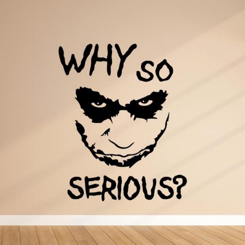 Why so Serious - Etsy