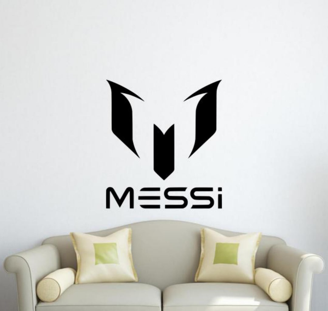 Messi Wall Decal Vinyl Sticker Football Decor Wall Art Poster Player ...