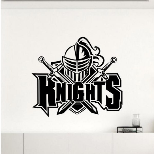 Knight Wall Decal - Etsy