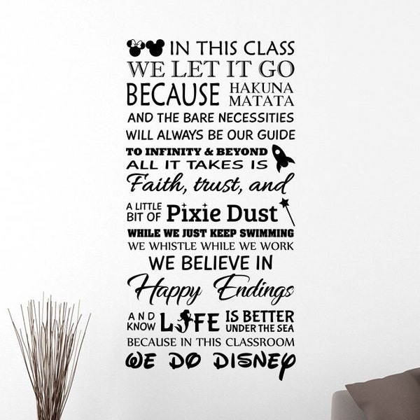 Classroom Wall Decal - Etsy