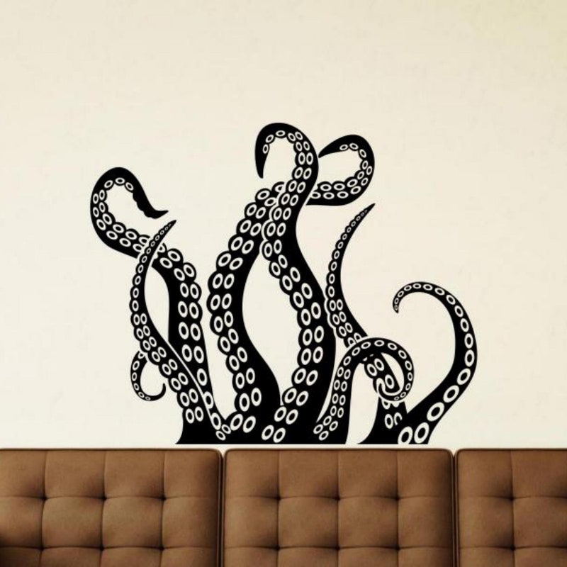 Octopus Wall Decal - Etsy