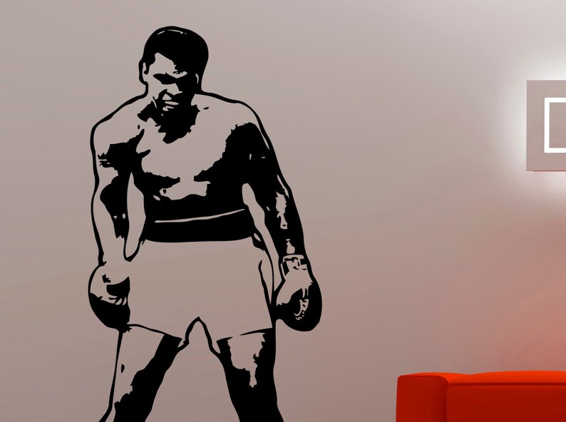 Muhammad Ali Wall Sticker Vinyl Decal Home Interior Design - Etsy
