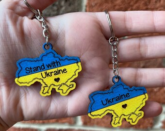 Ukraine Keychain | Etsy
