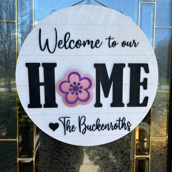 Magnetic Door Welcome Sign - Etsy