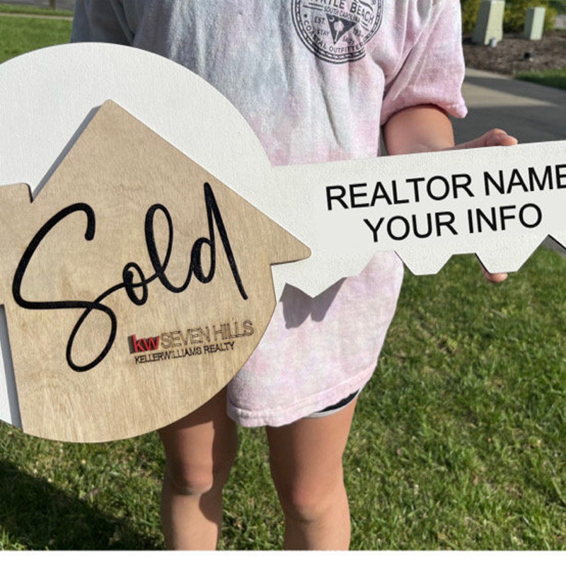 Realtor Sold Sign - Etsy