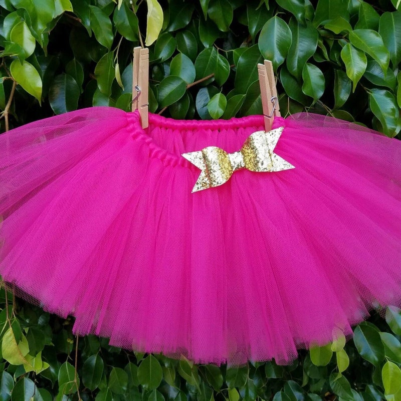 Hot Pink Tulle Skirt - Etsy