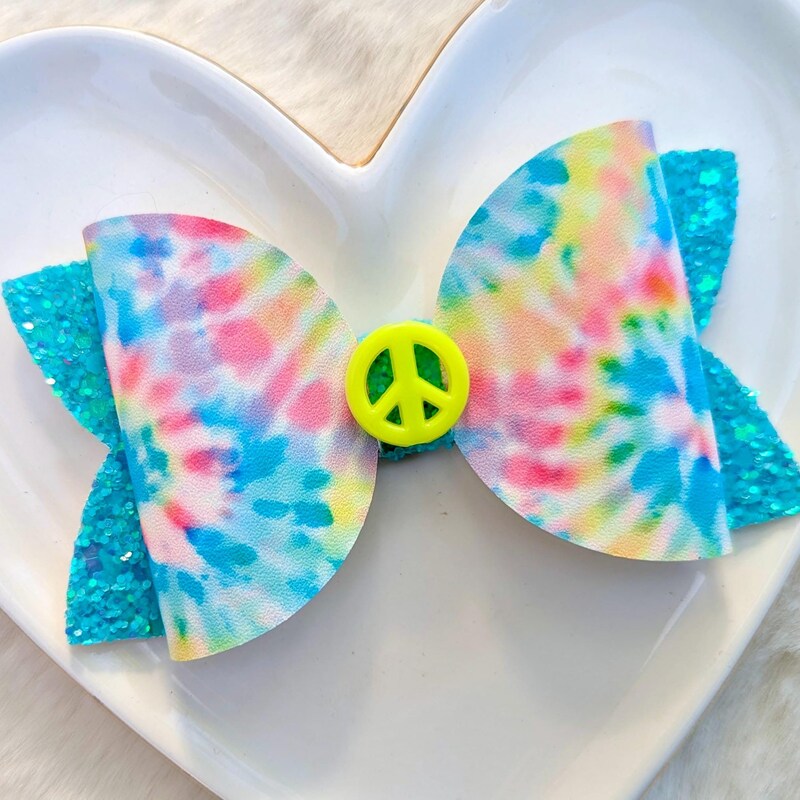Peace Sign Hair Clip - Etsy