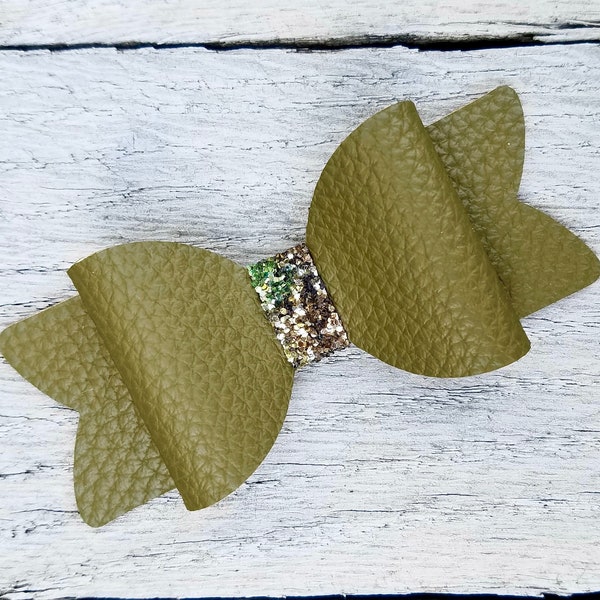 Camouflage Hair Bow - Etsy