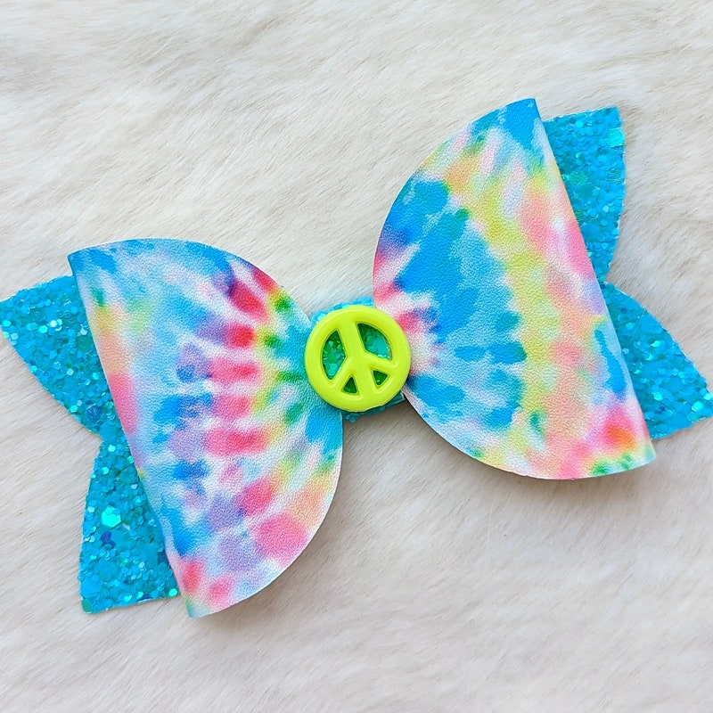 Peace Sign Hair Clip - Etsy
