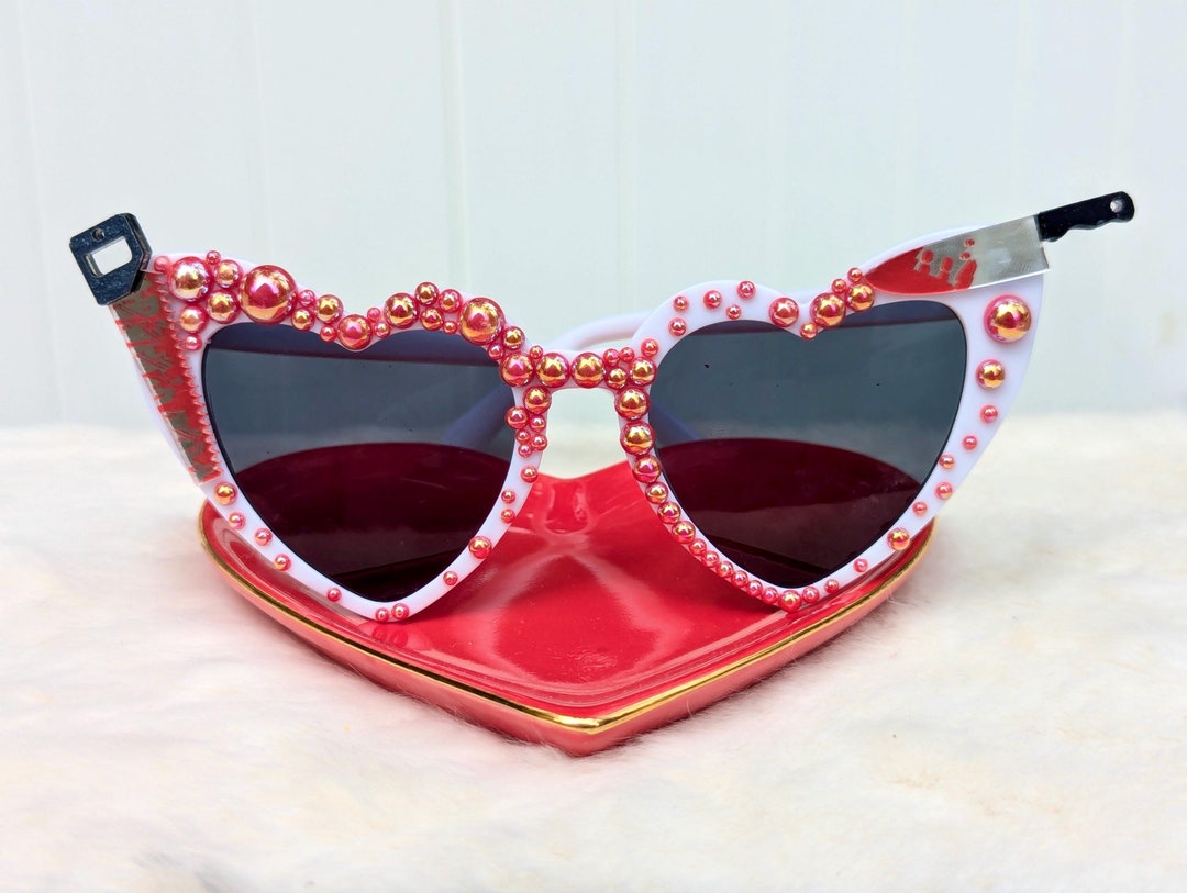 RED BLOODY KNIFE Sunglasses, Gory Blood Drop Saw Personalized Adult ...
