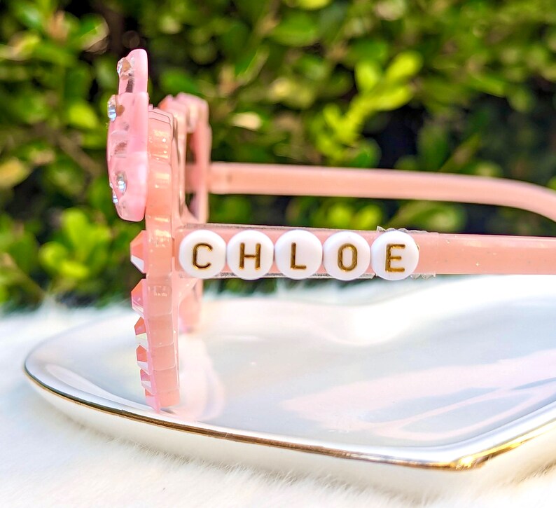 PINK PRINCESS CROWN Sunglasses, Light Pastel Girl Sunnies, Rhinestone ...