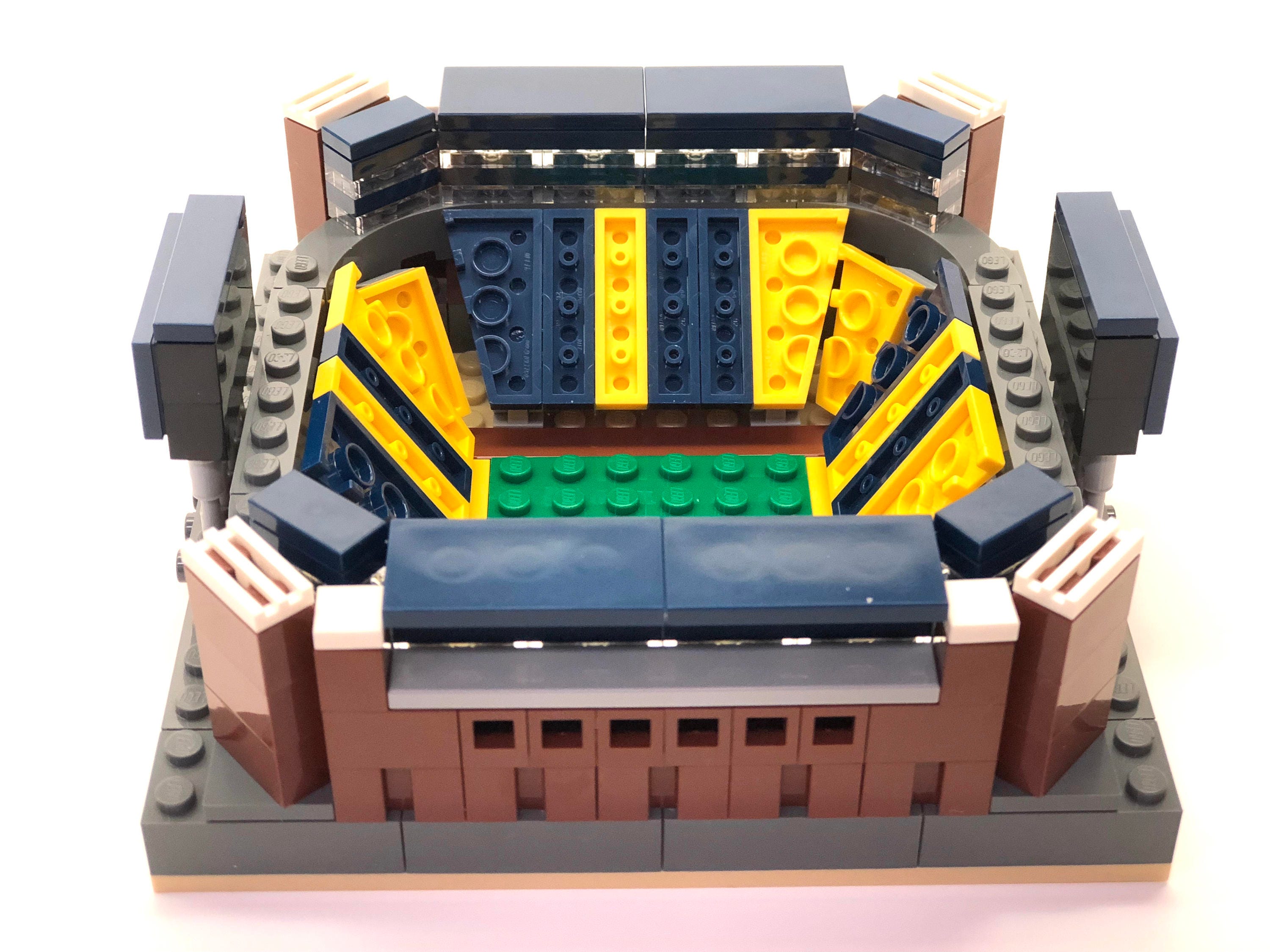Mini Michigan Stadium Custom Set / 100% LEGO / Michigan Gift / | Etsy