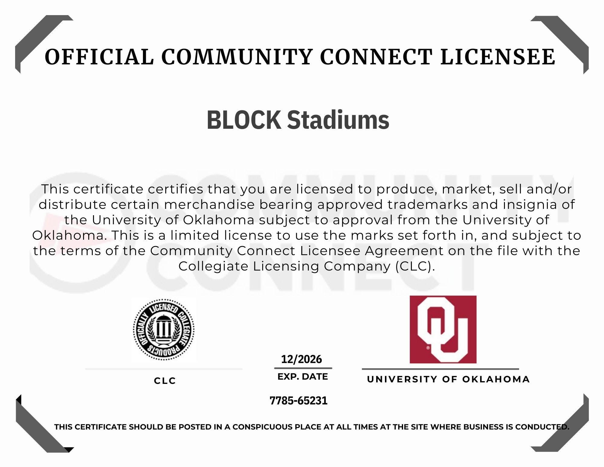 Oklahoma Sooners Gaylord Family Oklahoma Memorial Stadium Mini Replica ...