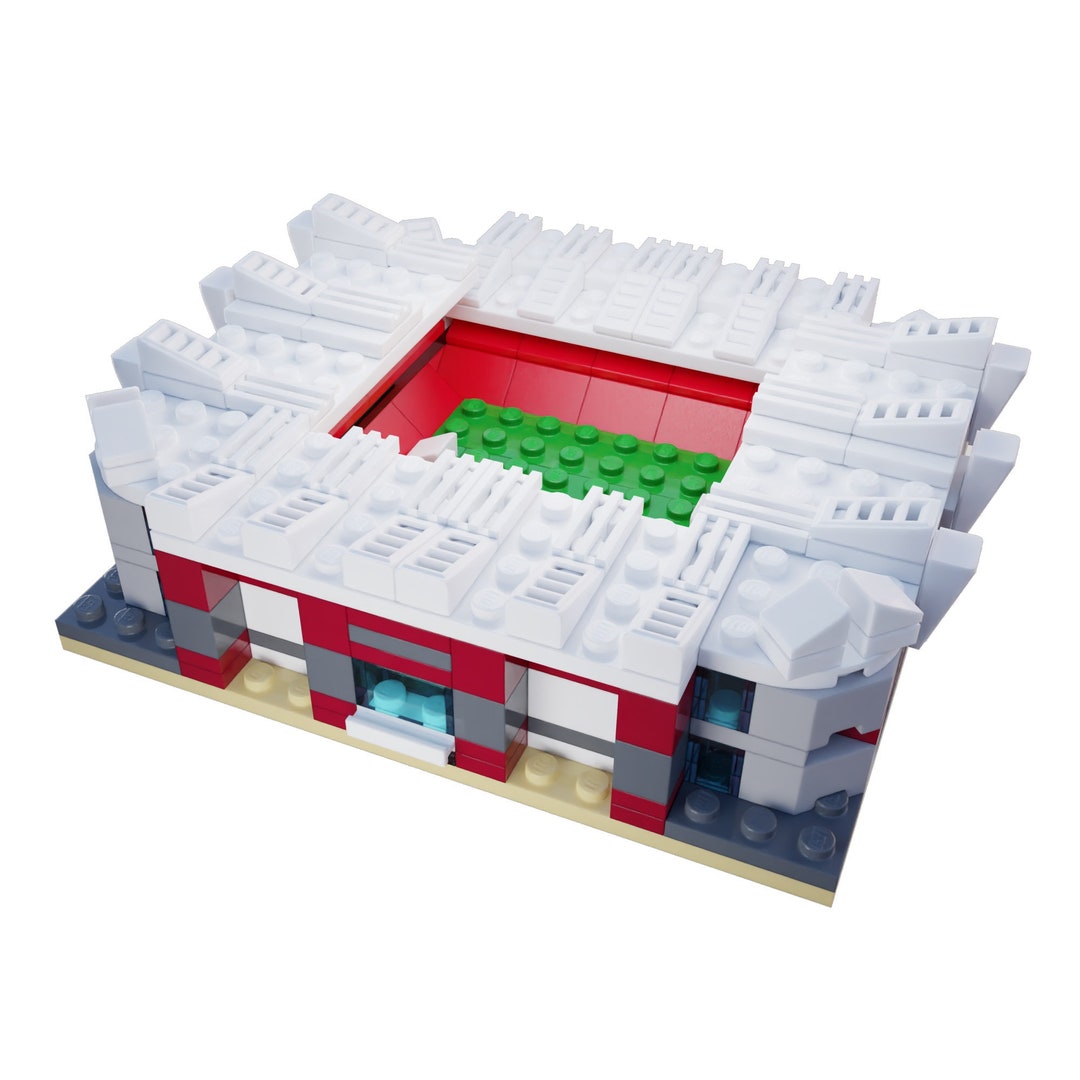 Manchester United Old Trafford Stadium Mini Replica Model Building Set ...