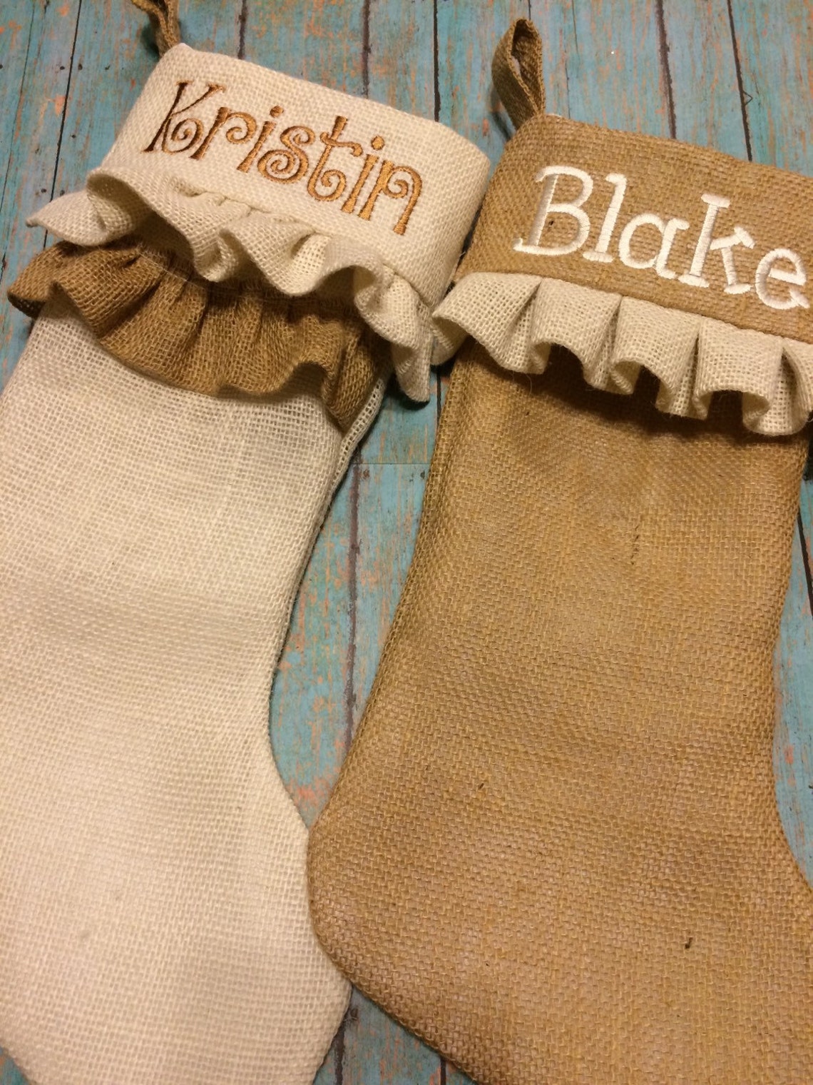 Christmas Stocking Monogrammed Stockingunique Wedding Gift - Etsy