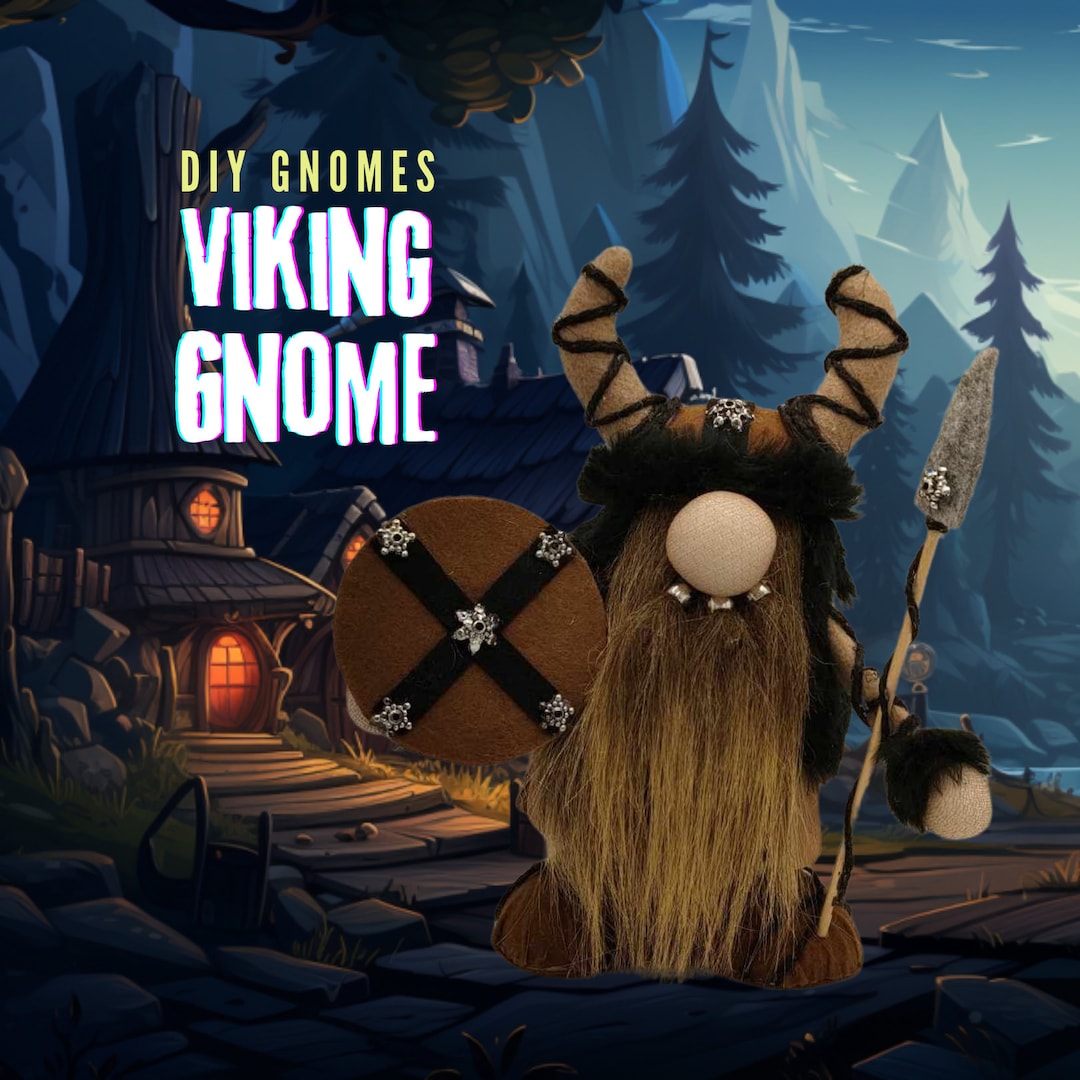DIY Viking Gnome - How to Make a Homemade Viking Gnome, Handmade Gnome ...