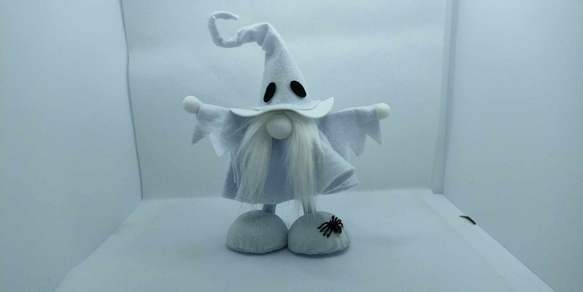 DIY Ghost Gnome - Handmade Ghost Gnome, DIY Gnome, Handmade Halloween ...