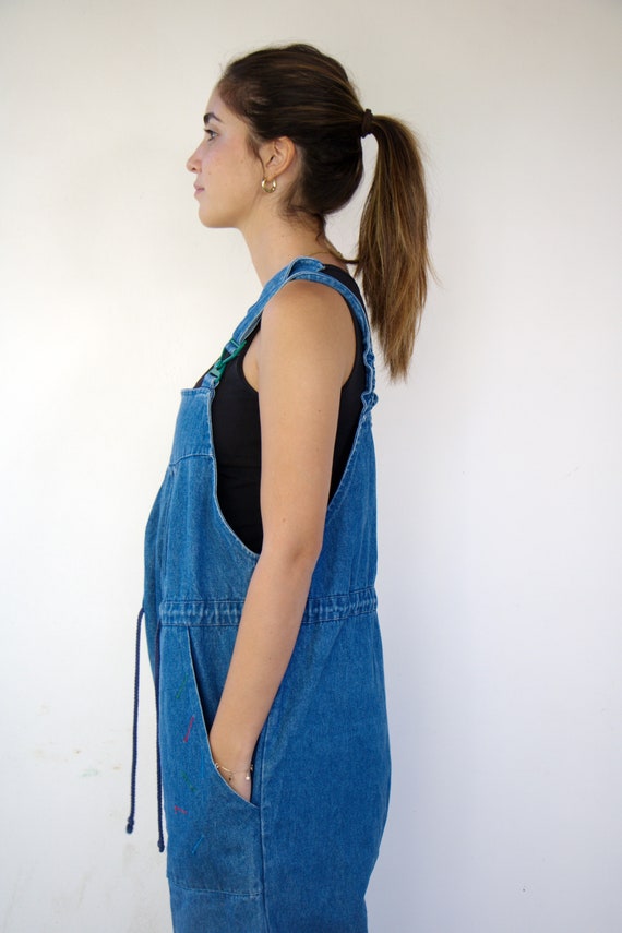 YESSICA Overalls, Vintage 80s 1980s Blue Denim Jeans … - Gem