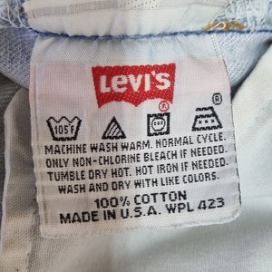 Levi's 501 Cutoffs, Vintage USA Levi's Denim Shorts Light Faded Wash ...