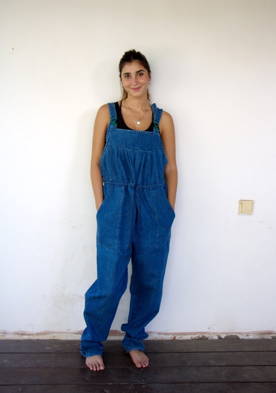 YESSICA Overalls, Vintage 80s 1980s Blue Denim Jeans … - Gem