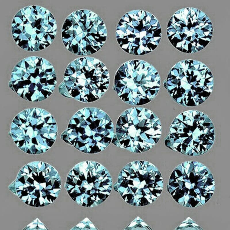 1.5mm Teal Sapphires - Etsy
