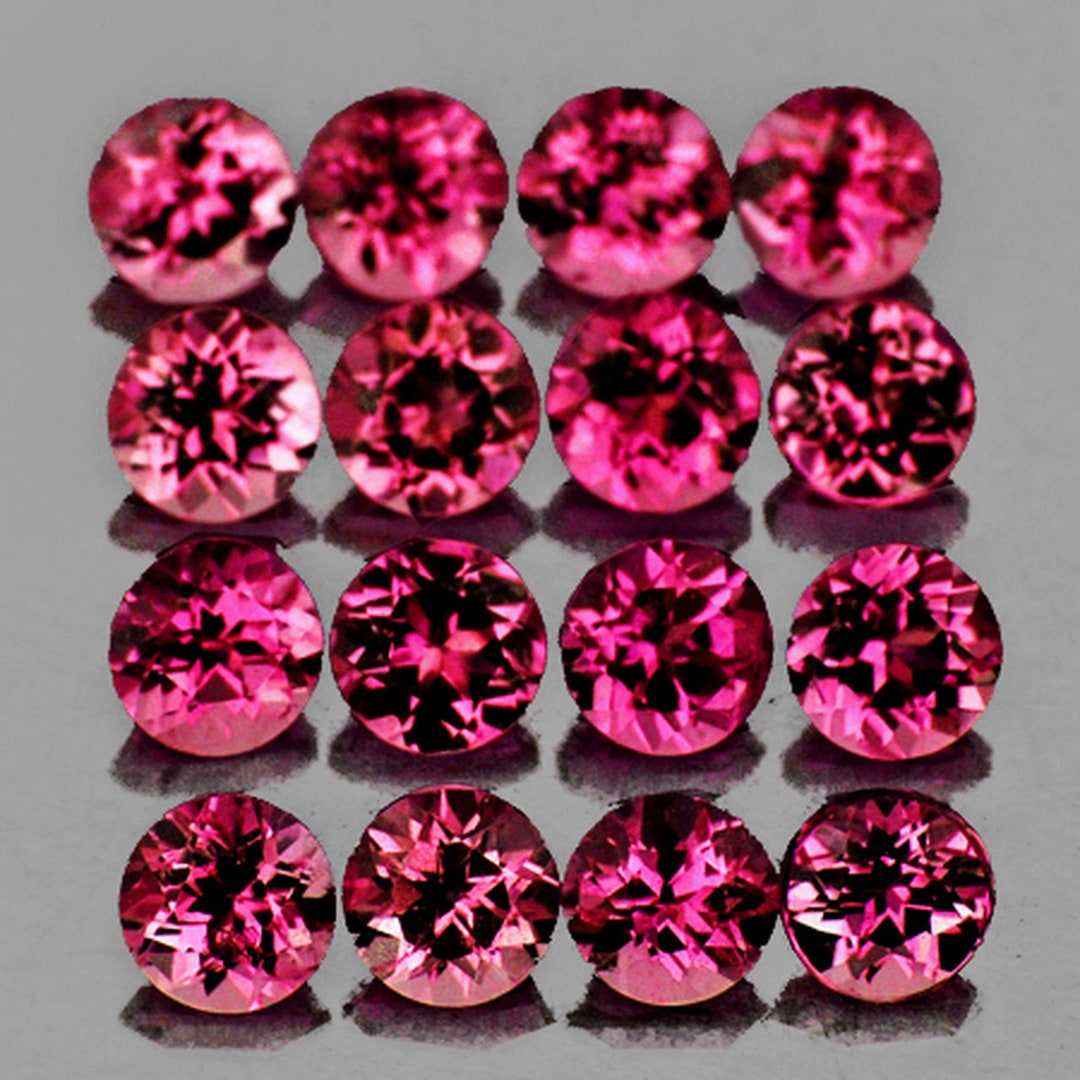 Cherry Pink Rhodolite Garnet Round 1.50 Mm 80 Pieces, { Flawless-vvs ...