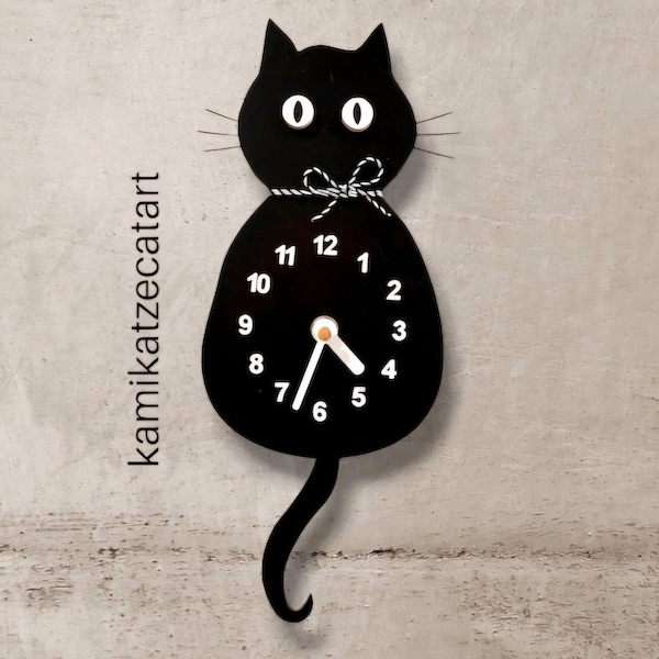 Kit cat clock - Etsy España