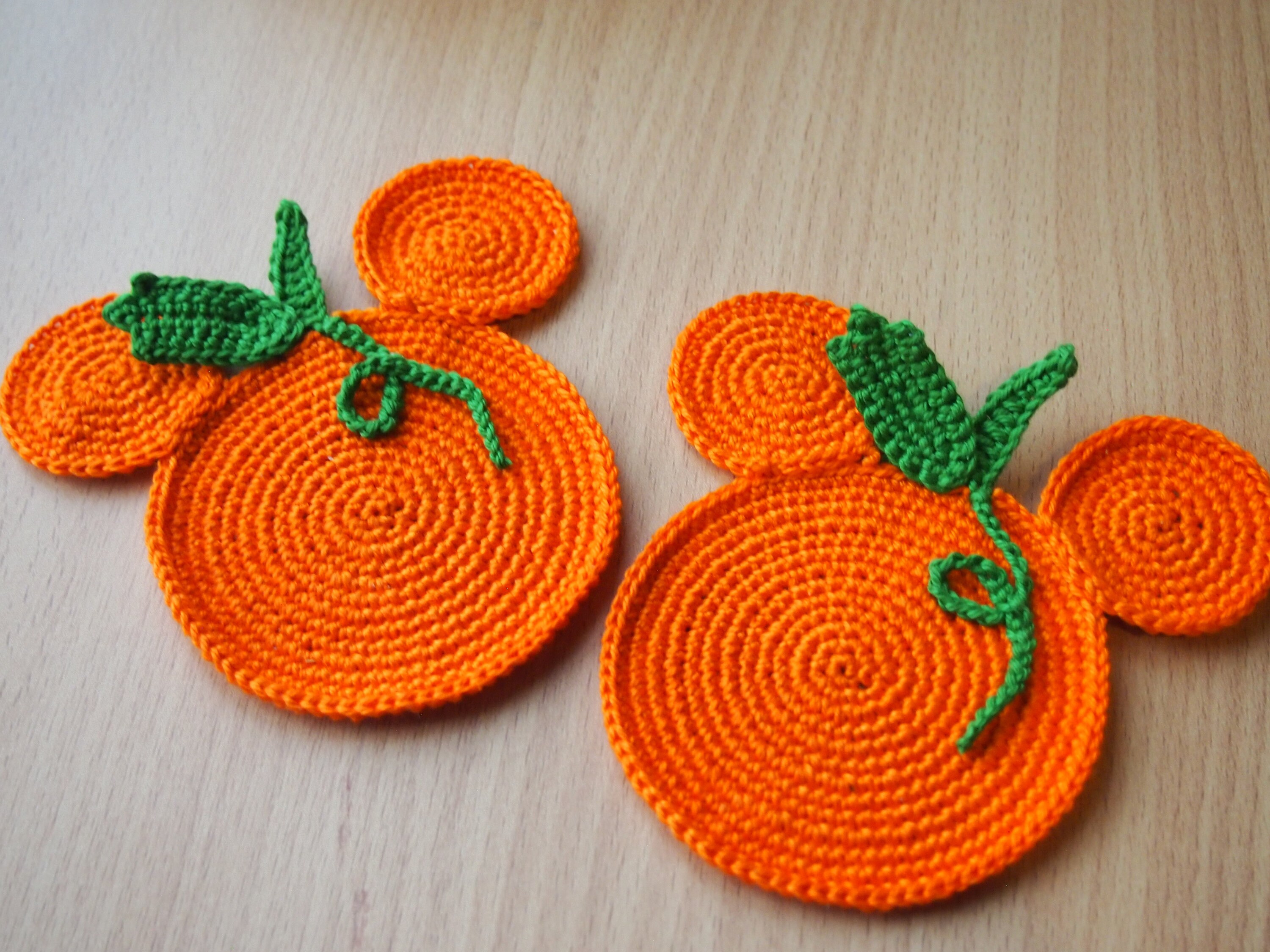 Pumpkin Coaster Mouse Crochet Pattern the Fall Thanksgiving | Etsy