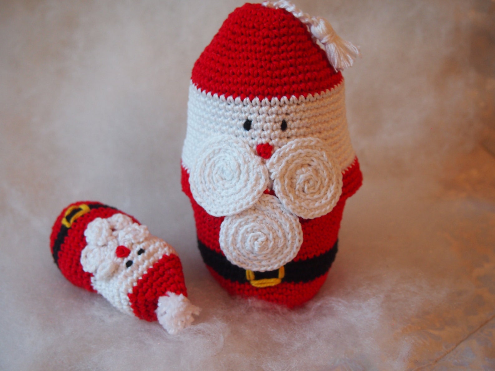 Christmas Ornament Santa Nesting Dolls Crochet Pattern - Etsy