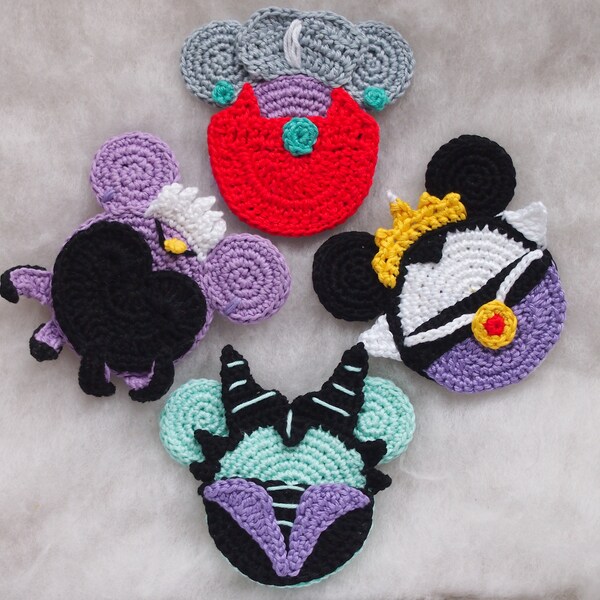 Mickey Mouse Keychain Crochet Pattern - Etsy