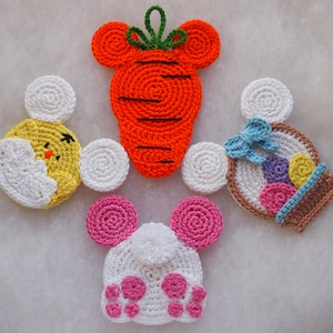 Easter Ornaments: Chick Easter Basket Carrot and Bunny - Etsy