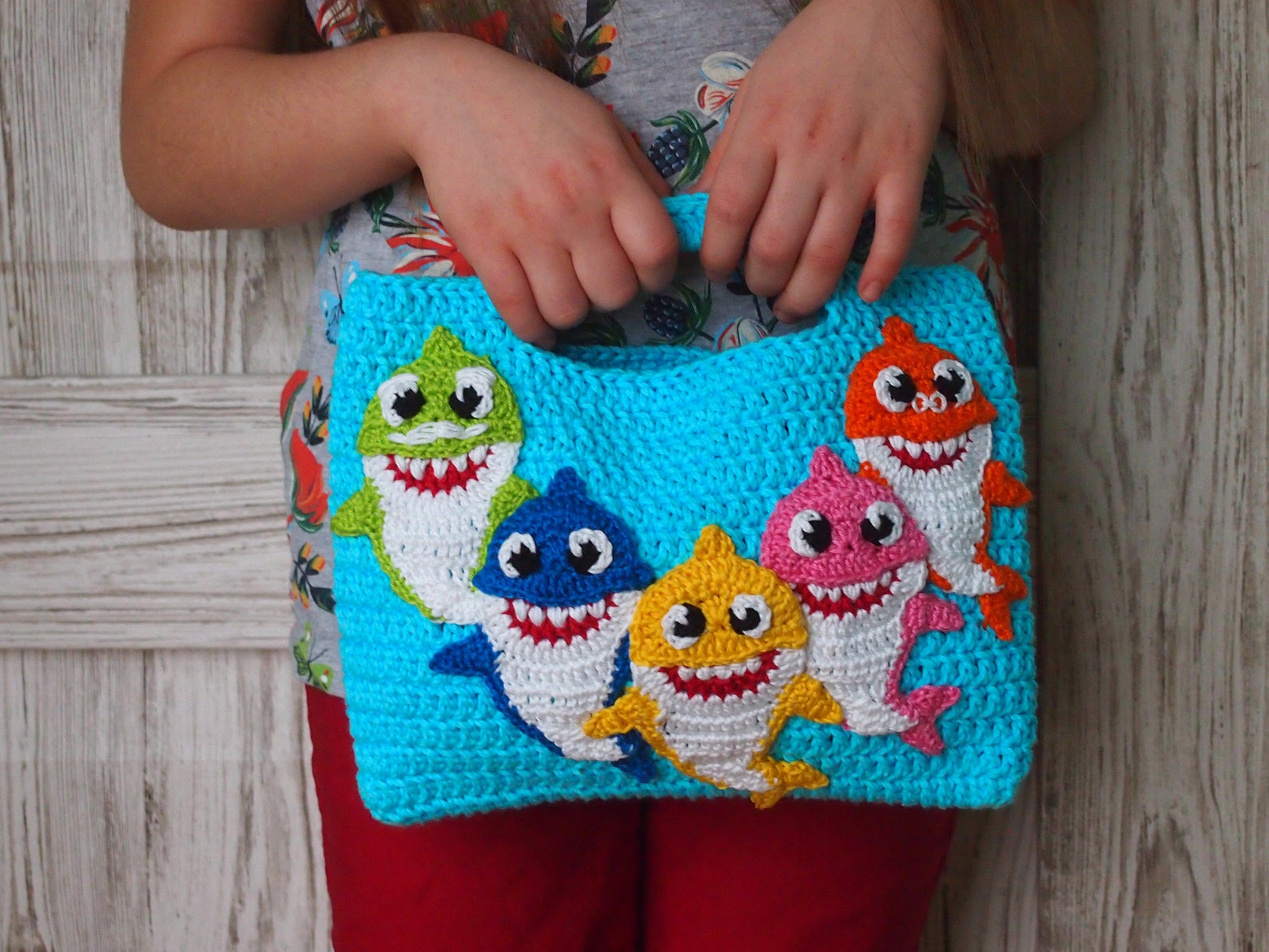Sharks Handbag Crochet Patterns Crochet Pattern Shark Purse - Etsy