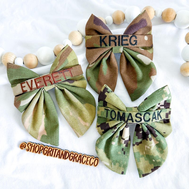 Hair Bow Military Wife - Etsy