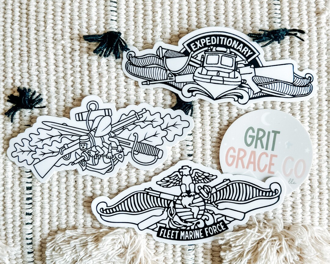 U.S. Navy FMF EXW SCW Pin Weatherproof Sticker - Etsy