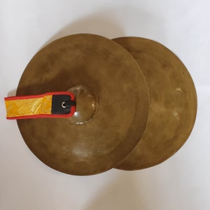 Tibetan Monastery Rolmo/silnyen Peaceful Cymbals Medium Size 11 ...
