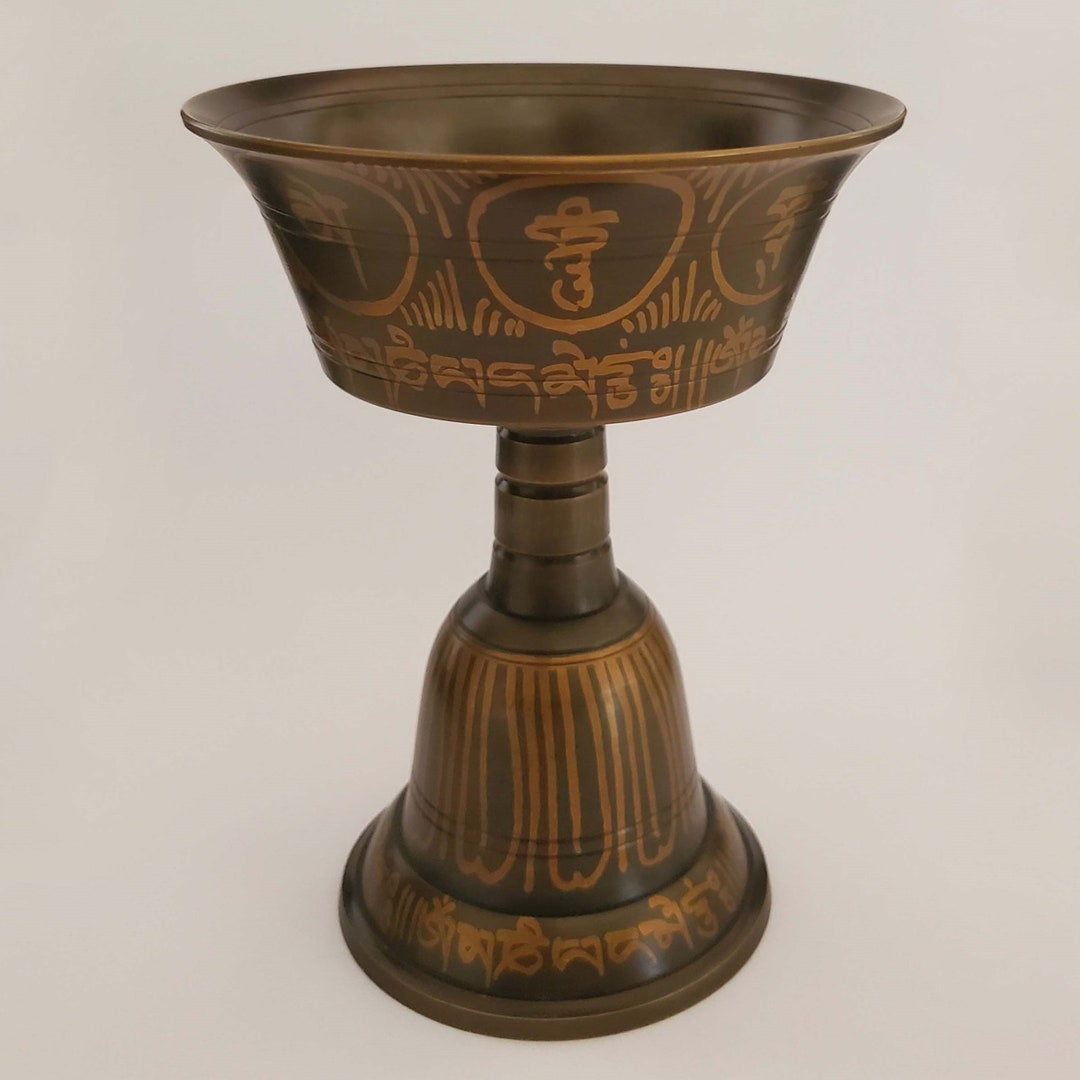 Tibetan Buddhist Prayer Offering Butter Lamp 5.5 Nepal - Etsy