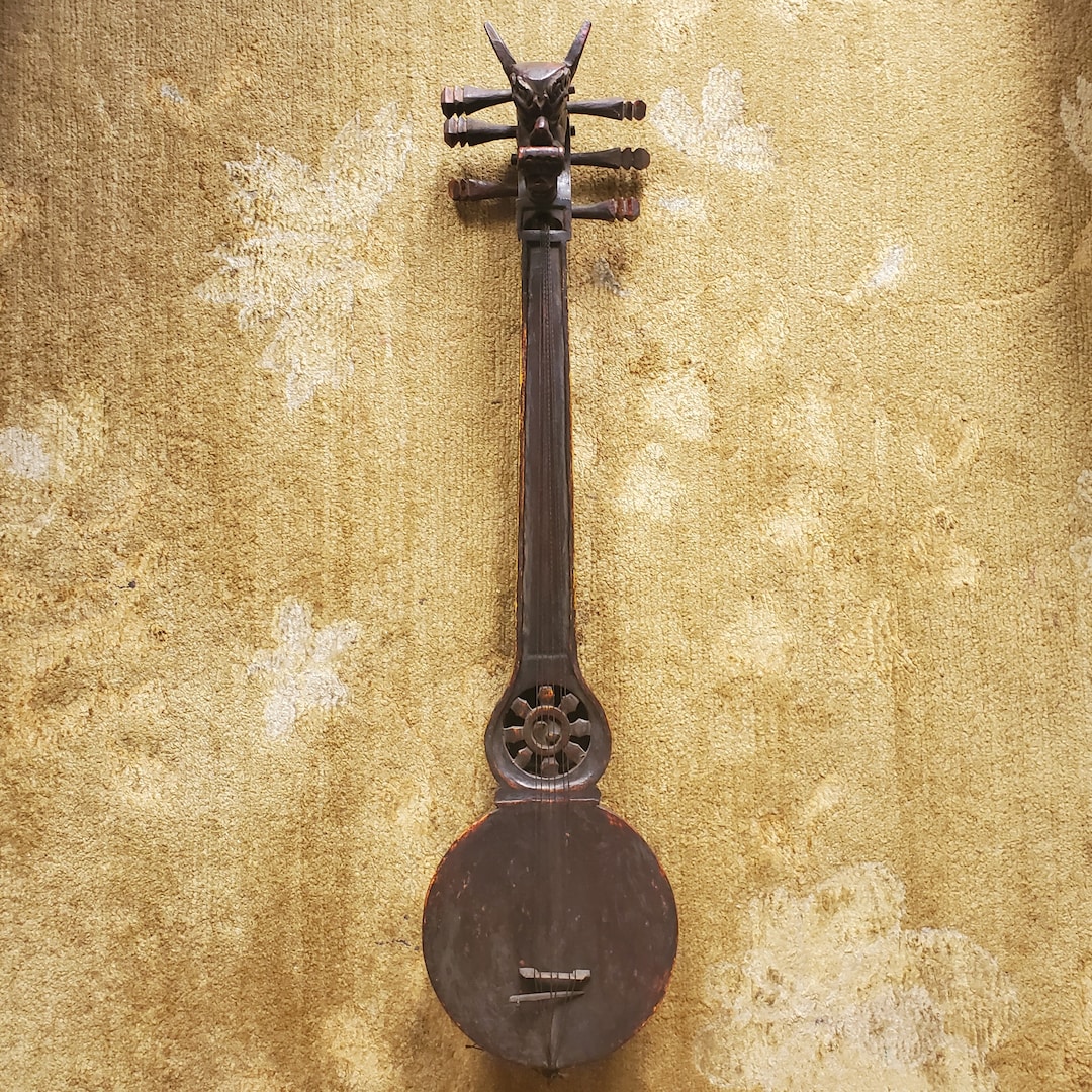 Tibetan Nepalese Traditional Wooden Lute Tungna 33" - Nepal - Etsy