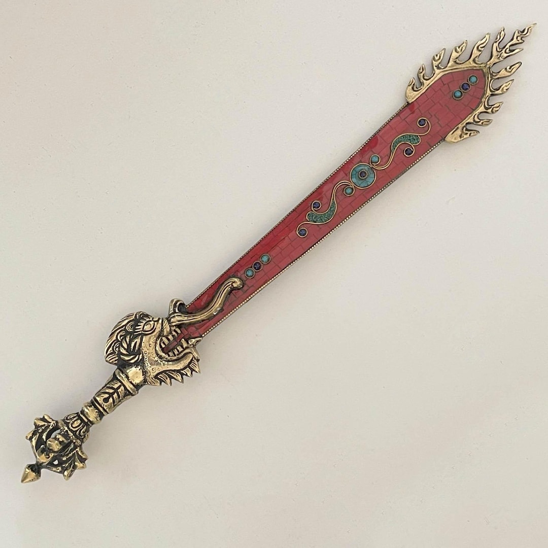 Tibetan Buddhist Manjushree's Sword Khadga 17" - Nepal - Etsy