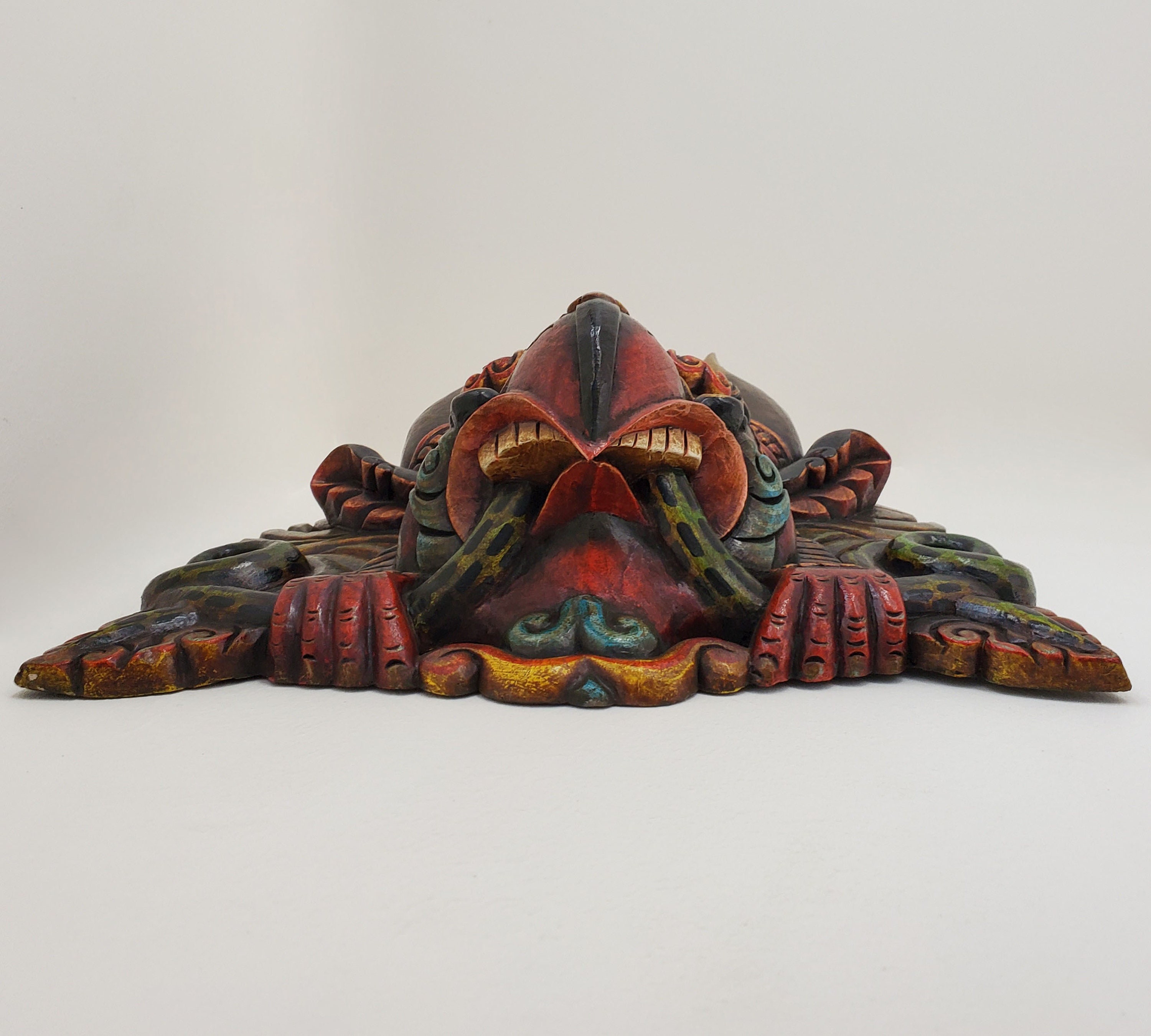 Nepalese Wooden Huge Garuda/cheppu Mask Wall Hanging 18 - Etsy