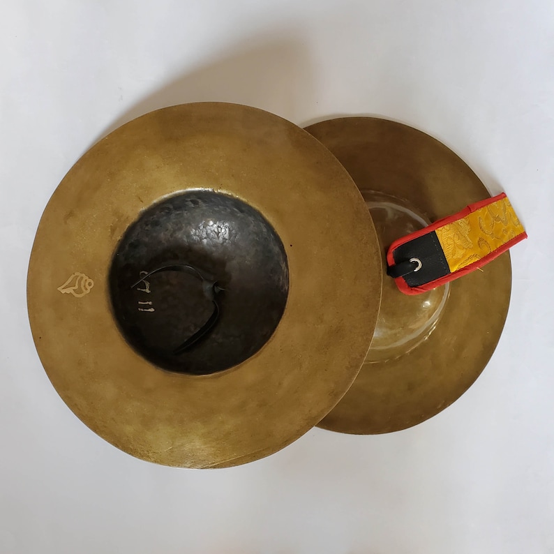 Tibetan Monastery Rolmo/silnyen Peaceful Cymbals Medium Size 11 ...