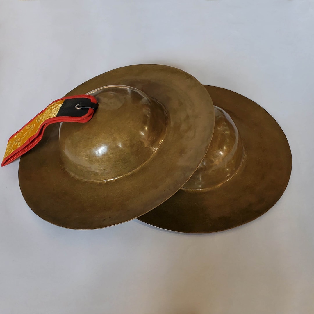 Tibetan Monastery Rolmo/silnyen Peaceful Cymbals Medium Size 11 ...