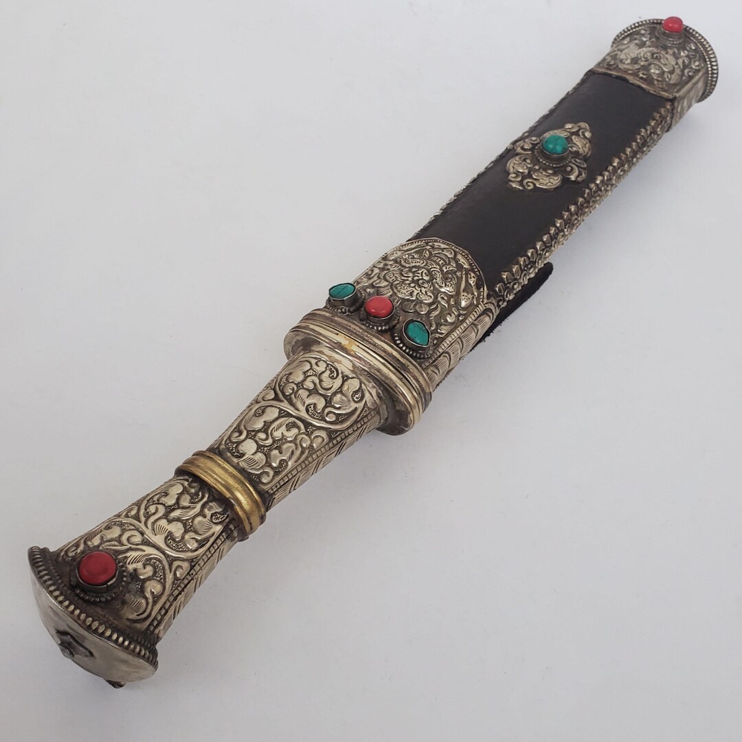 Tibetan Traditional Knife Solid Iron Handmade 14" - Nepal - Etsy