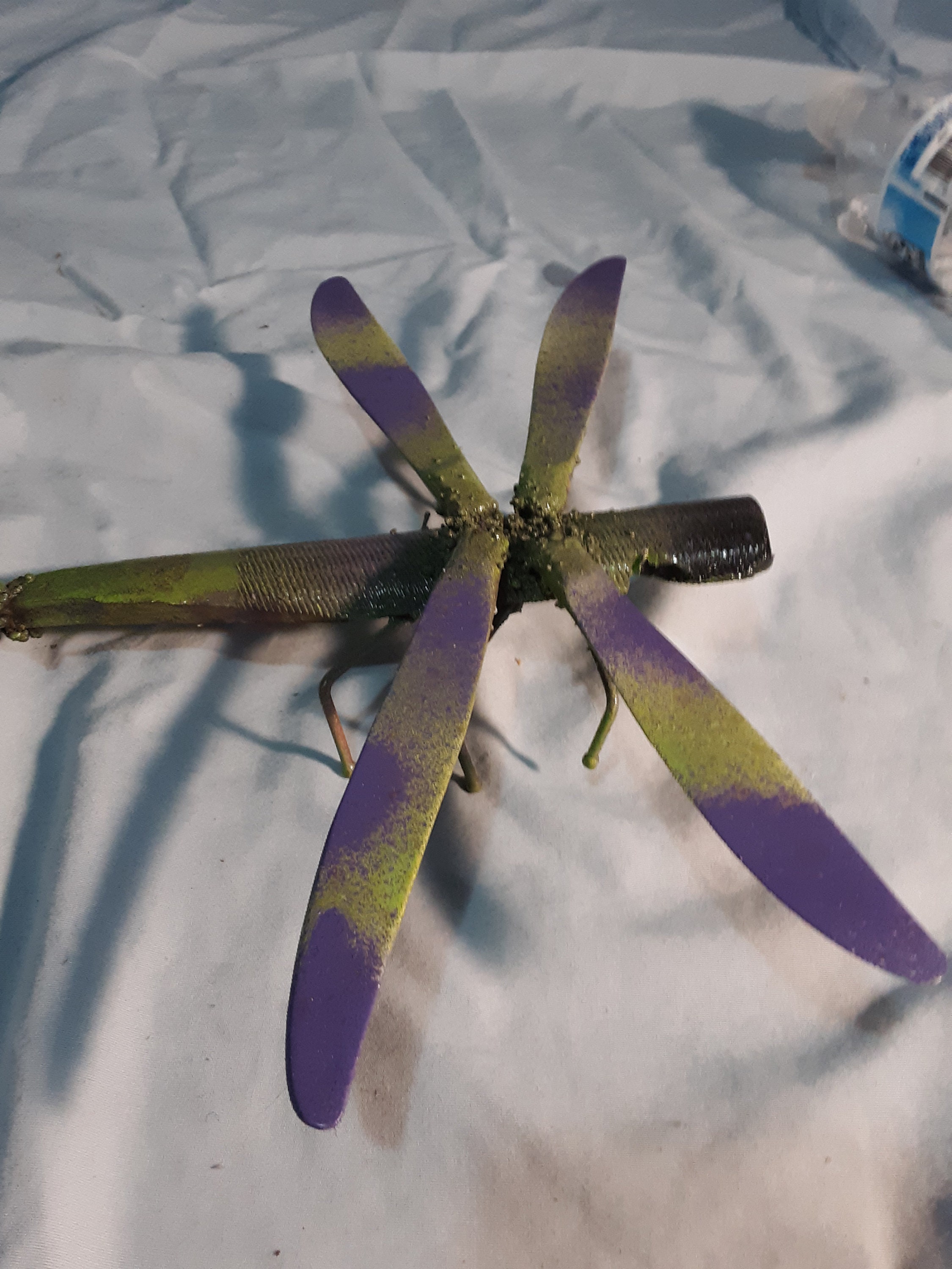 One of a Kind Large Scrap Metal Welding Art Dragonfly - Etsy
