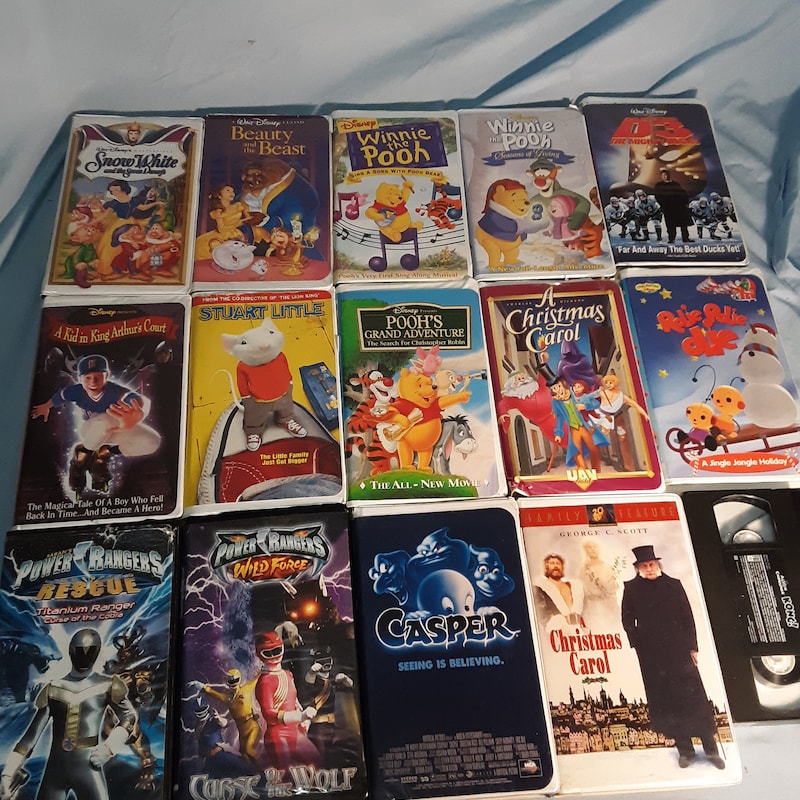 Vhs Kids Lot - Etsy