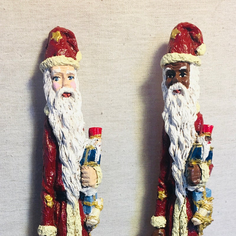 Carved Pencil Santa - Etsy