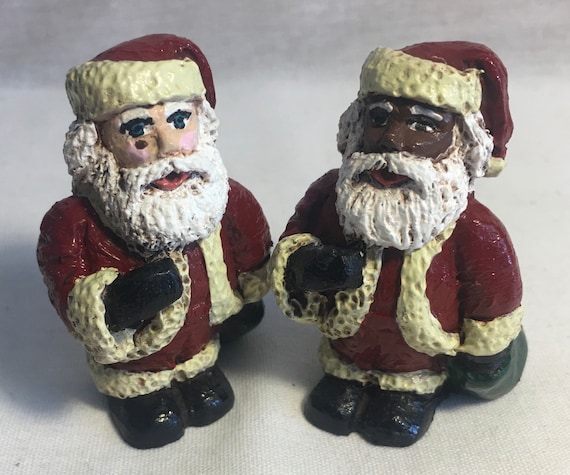 Handpainted Mini Santa Dragging Gift Bag | Etsy