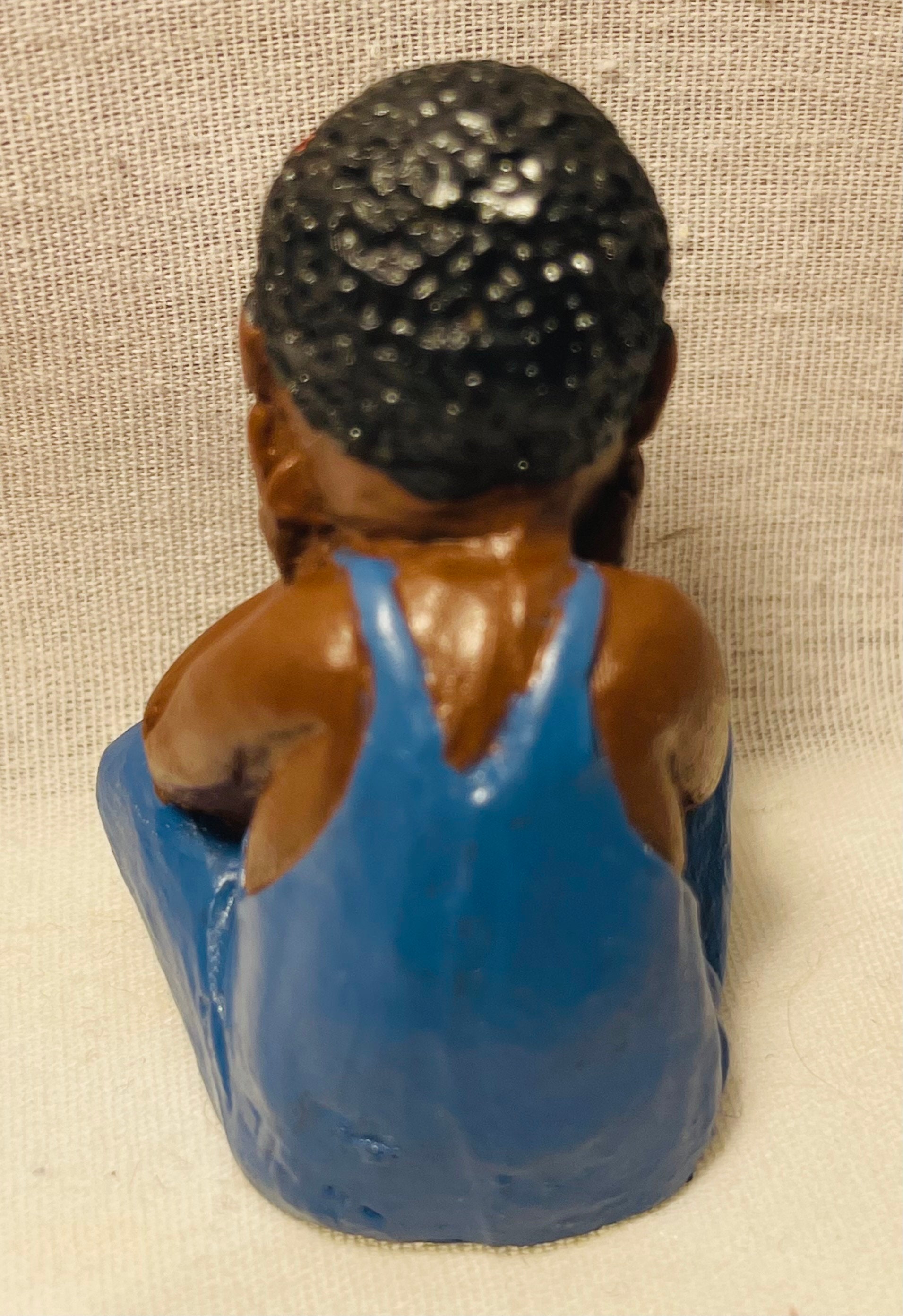 Handpainted mini Thinker Boy Figurine - Etsy