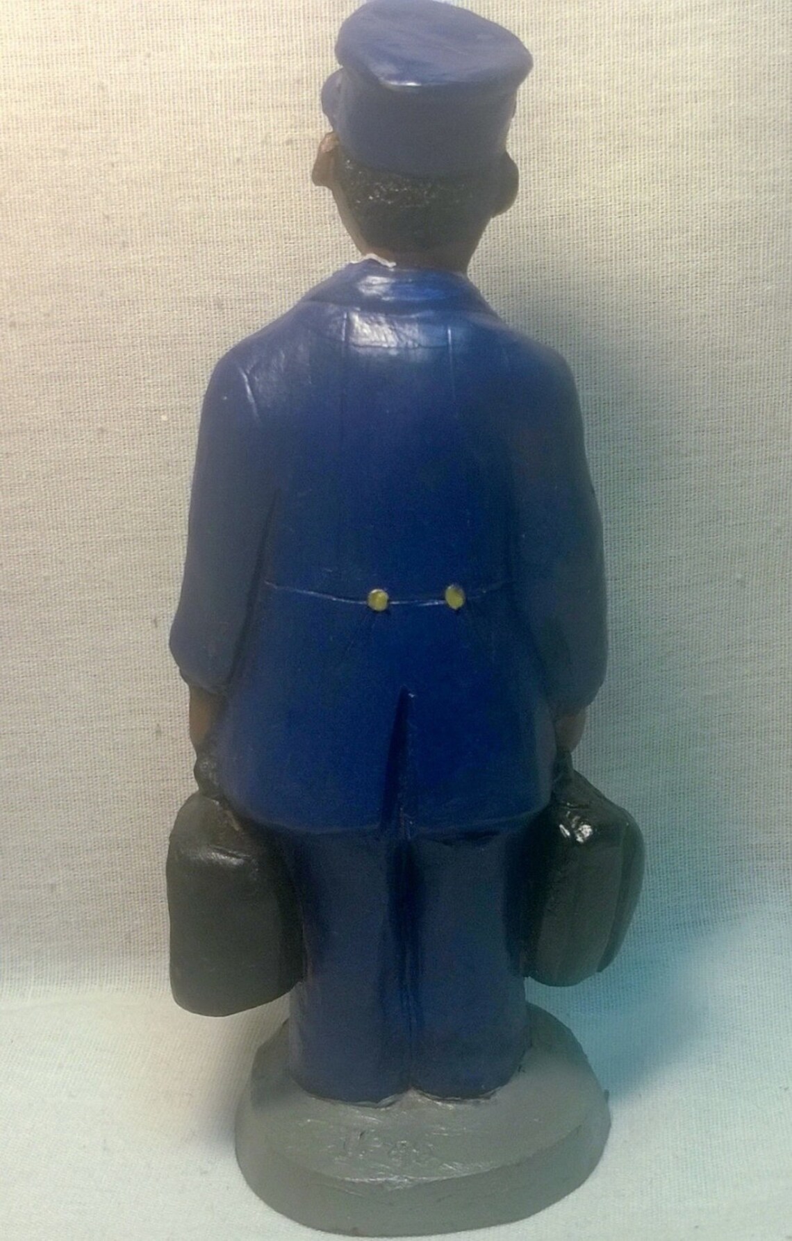 Handpainted "train Conductor" Figurine - Etsy