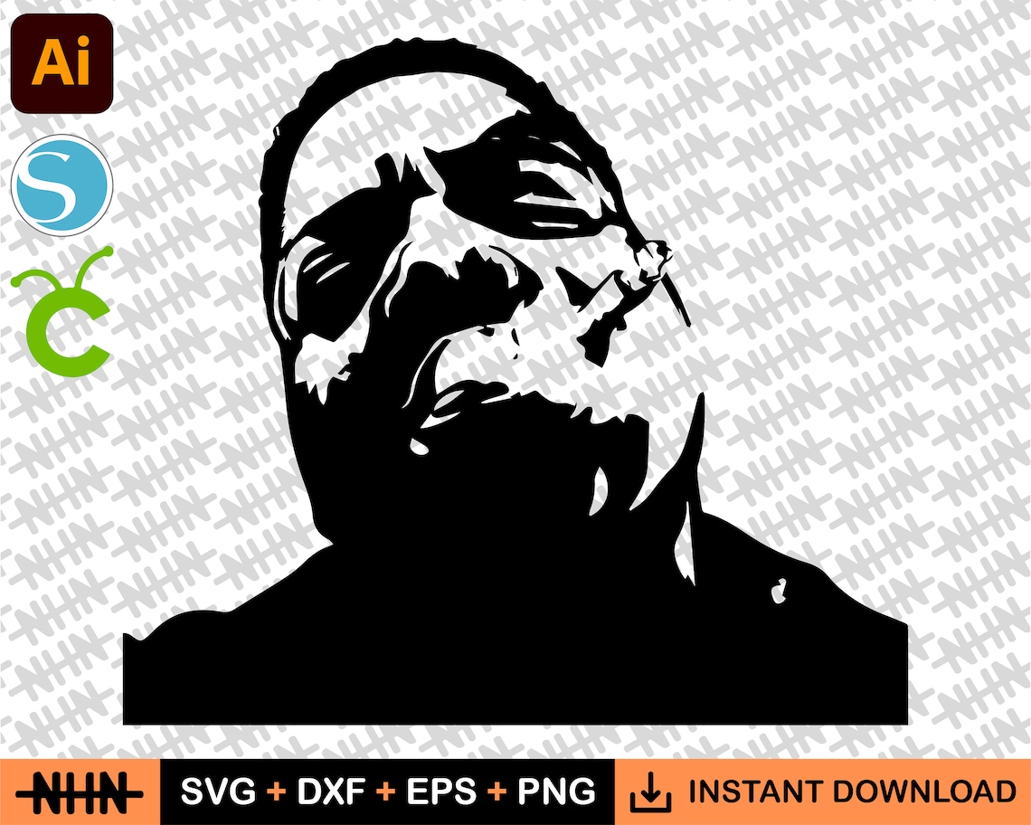 Notorious Big Biggie Smoke SVG Digital Design Template for | Etsy