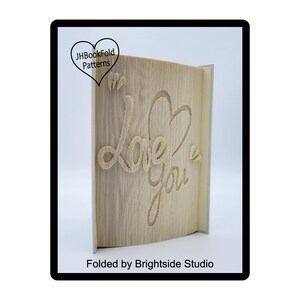 Love You Multi Layer Cut and Fold Pattern (6496) - Etsy